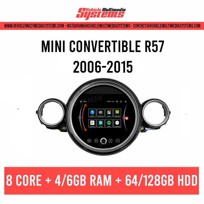 MINI Convertible R57 | 2006-2015 | Android Screen– Vehicle Multimedia ...