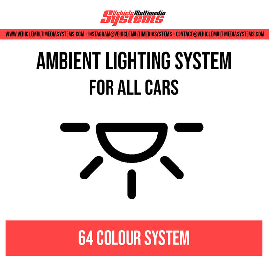 Ambient Lighting System | Multi-Mode RGB Interior Light Kit for All ...