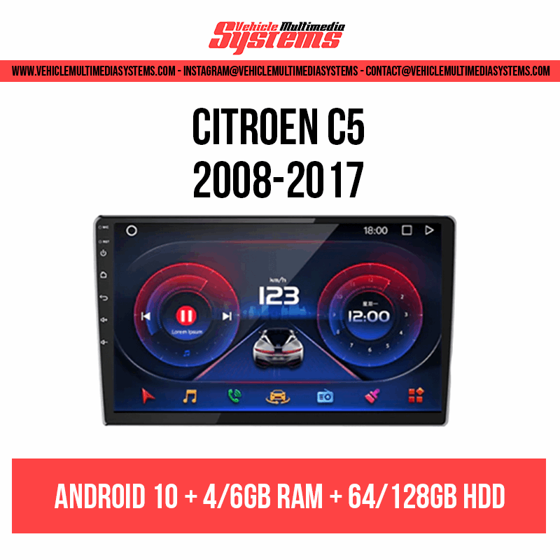 Citroen C5 | 2008-2017 | Android Screen– Vehicle Multimedia Systems