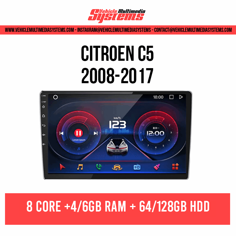 Citroen C5 | 2008-2017 | Android Screen– Vehicle Multimedia Systems