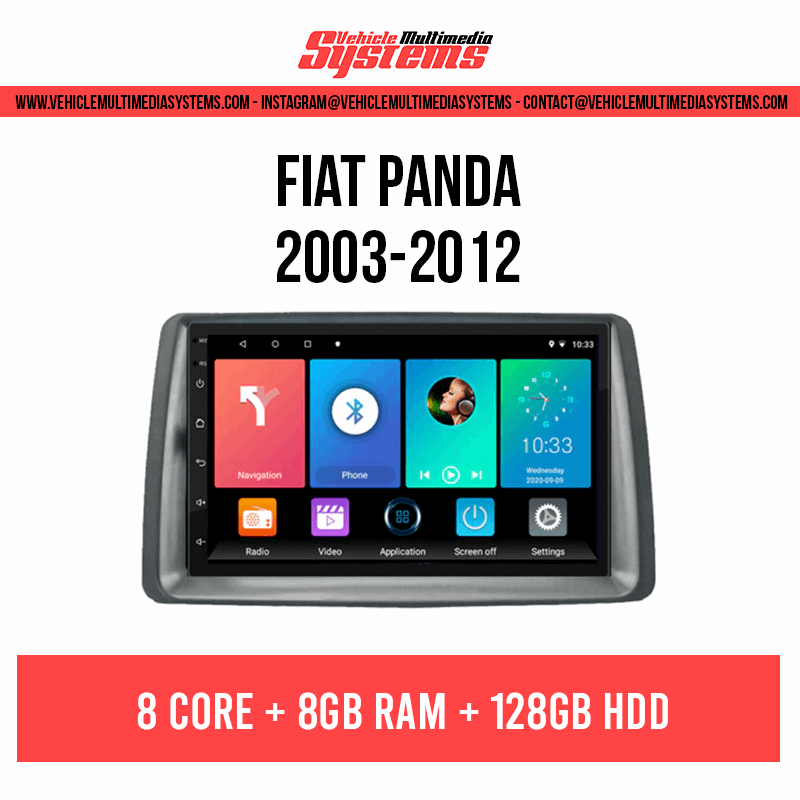Fiat Panda | 2003-2012 | Android Screen– Vehicle Multimedia Systems