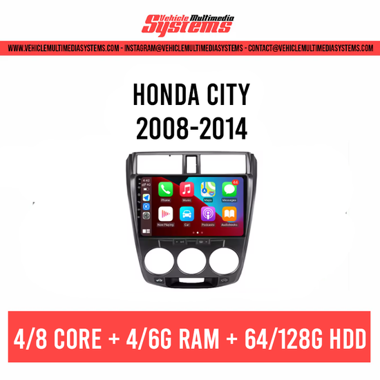 Honda City | 2008-2014 | Android Screen– Vehicle Multimedia Systems