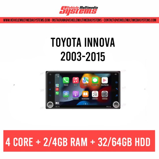 Toyota Innova | 2003-2015 | Android Screen– Vehicle Multimedia Systems