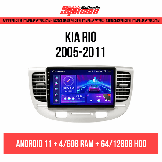 Kia Rio | 2005-2011 | Android Screen– Vehicle Multimedia Systems