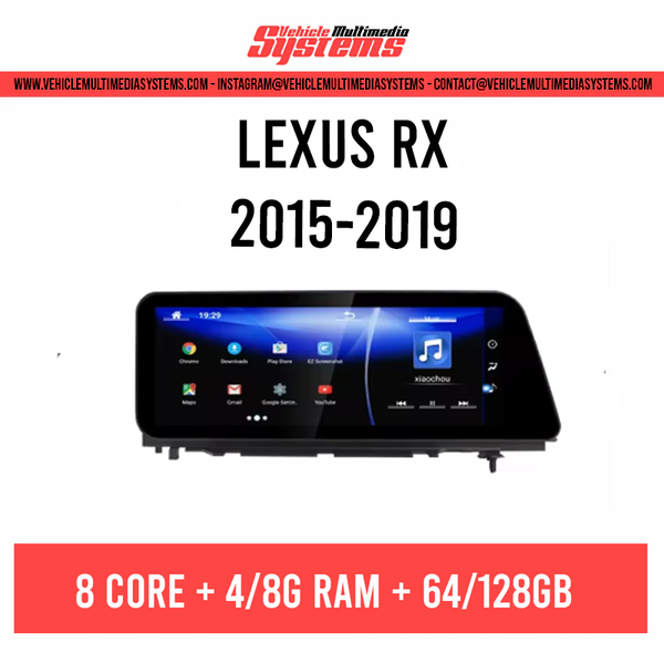 Lexus RX | 2009-2015 | Pantalla Android – Vehicle Multimedia Systems