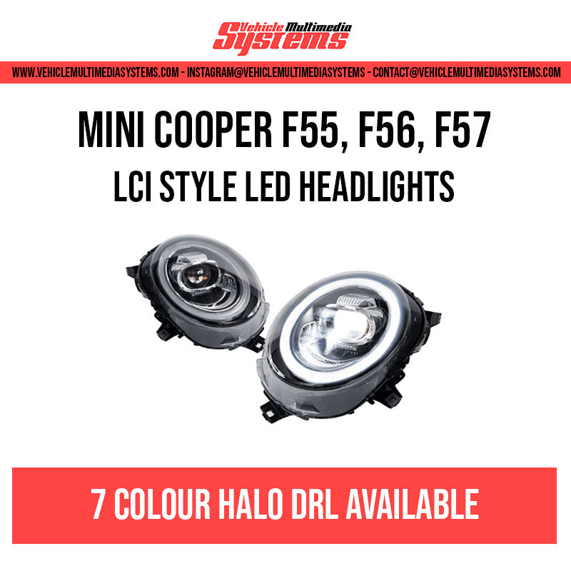 Mini Cooper | F55, F56, F57 | LCI STYLE LED HEADLIGHTS– Vehicle ...