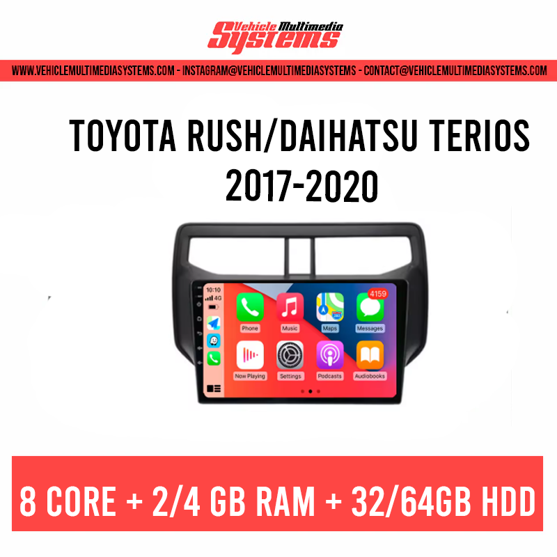 Toyota Rush/Daihatsu Terios | 2017-2020| Android Screen– Vehicle ...