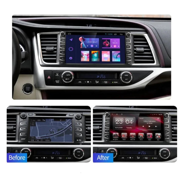 Toyota Highlander | 2014-2018 | Android Screen – Vehicle Multimedia Systems