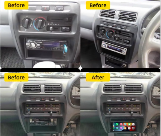 Toyota Starlet | 1996-1999 | Android Screen– Vehicle Multimedia Systems