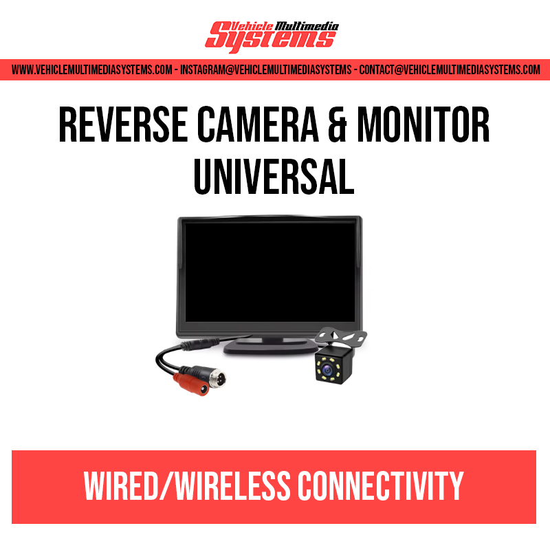 Wireless/Wired AHD Reverse Camera | Universal– Vehicle Multimedia Systems