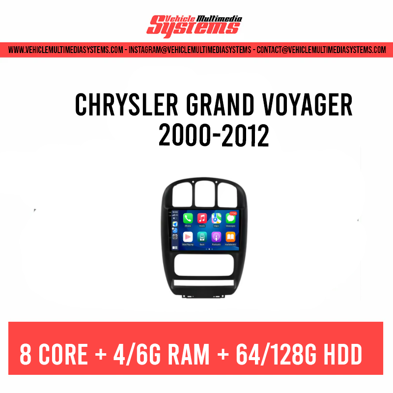 Chrysler Grand Voyager | 2000-2012 | Android Screen– Vehicle Multimedia ...