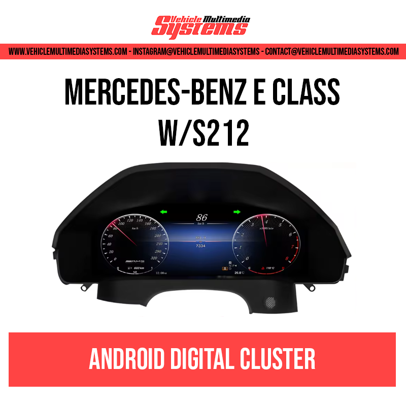 Mercedes Benz E Class | W/S212 | Digital Cluster– Vehicle Multimedia ...