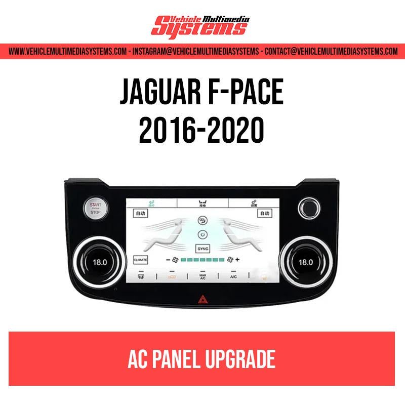 Jaguar F-Pace | 2016-2020 | AC Panel– Vehicle Multimedia Systems