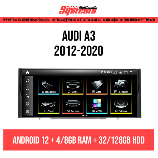 Audi A3 | 2012-2020 | Android Screen – Vehicle Multimedia Systems