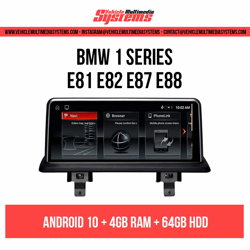 BMW 1 Series | E81 E82 E87 E88 | Android Screen– Vehicle Multimedia Systems