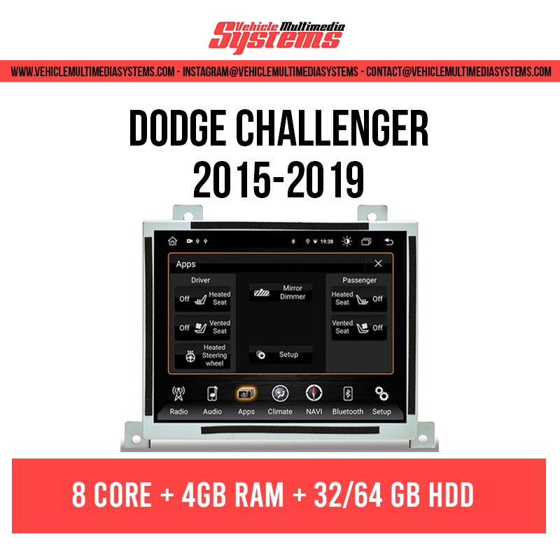 Dodge Challenger | 2015-2019 | Android Screen– Vehicle Multimedia Systems