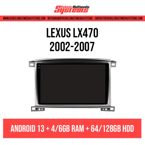 Lexus LX470 | 2002-2007 | Android Screen – Vehicle Multimedia Systems
