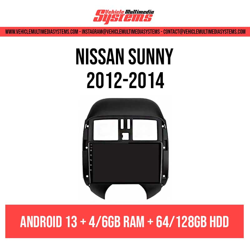 Nissan Sunny | 2012-2014 | Android Screen– Vehicle Multimedia Systems