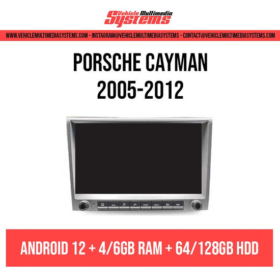 Porsche Cayman | 2005-2012 | Android Screen– Vehicle Multimedia Systems