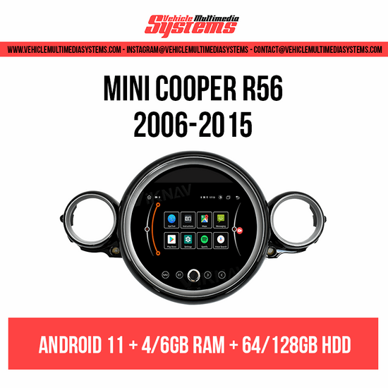 MINI Cooper R56 | 2006-2015 | Android Screen– Vehicle Multimedia Systems