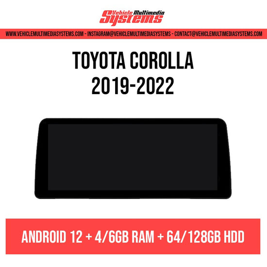 Toyota Corolla | 2019-2022 | Android Screen– Vehicle Multimedia Systems