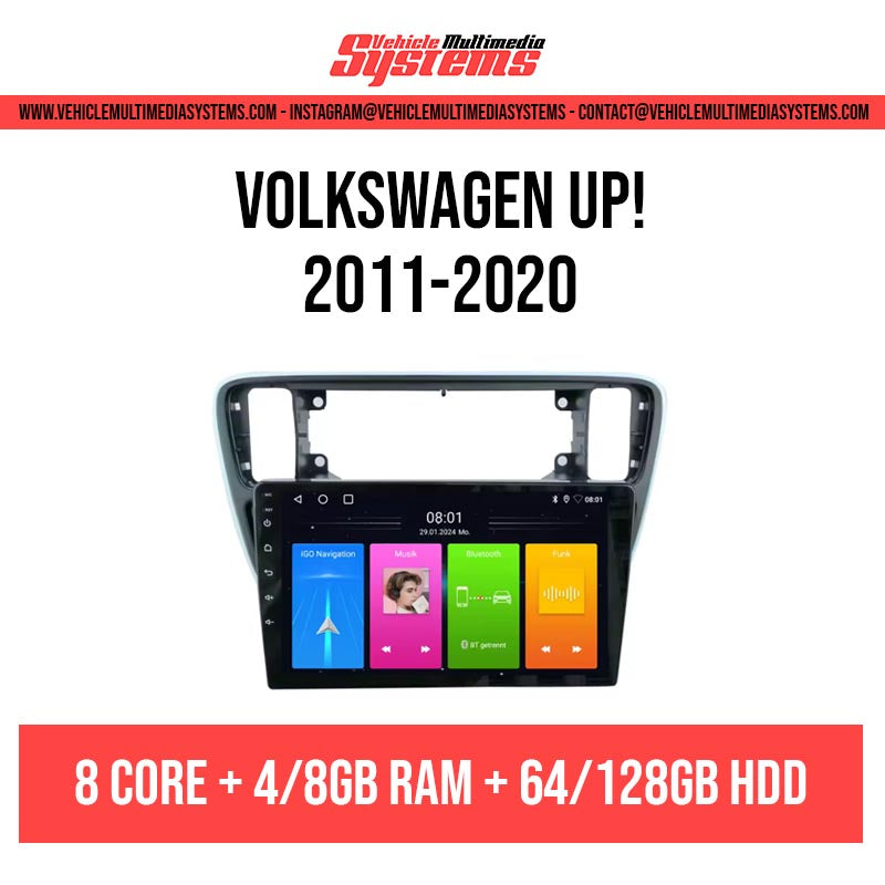 Volkswagen Up! | 2011-2020 | Android Screen– Vehicle Multimedia Systems
