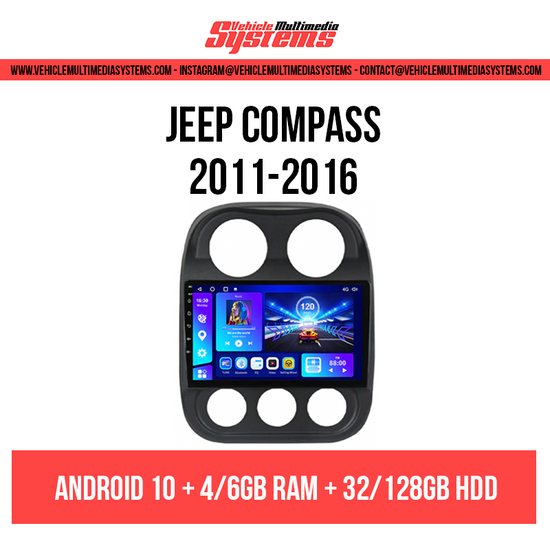 Jeep Compass | 2011-2016 | Android Screen– Vehicle Multimedia Systems