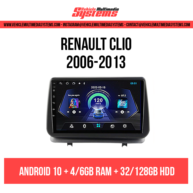 Renault Clio | 2006-2013 | Android Screen– Vehicle Multimedia Systems