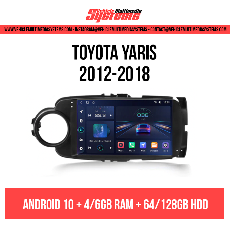 Toyota Yaris | 2012-2018 | Android Screen– Vehicle Multimedia Systems