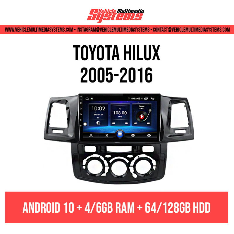 Toyota Hilux | 2005-2016 | Android Screen– Vehicle Multimedia Systems