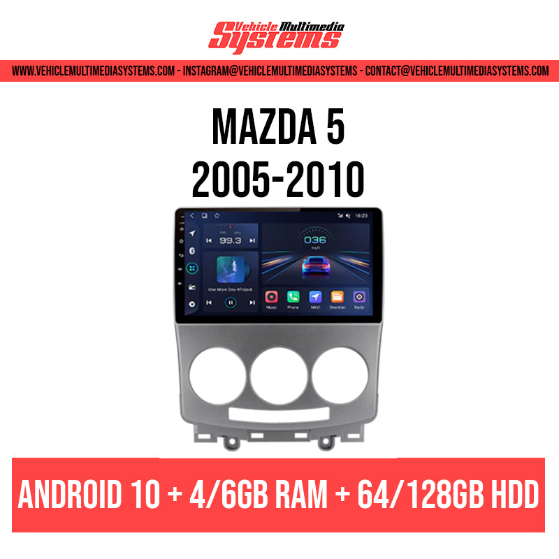 Mazda 5 | 2005-2010 | Android Screen– Vehicle Multimedia Systems