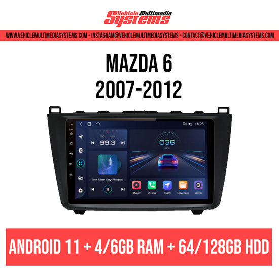 Mazda 6 | 2007-2012 | Android Screen– Vehicle Multimedia Systems