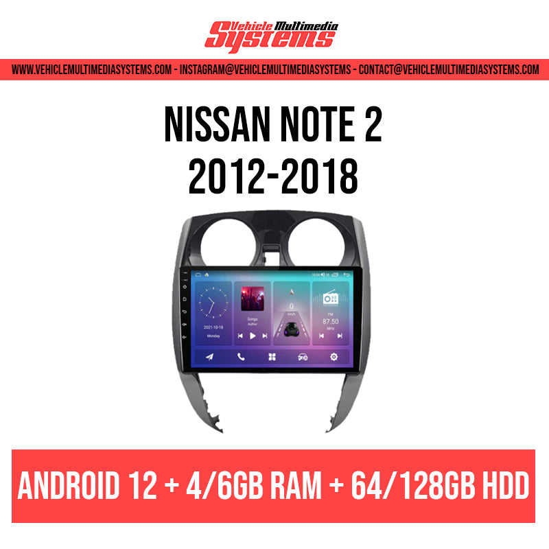 Nissan Note 2 | 2012-2018 | Android Screen– Vehicle Multimedia Systems