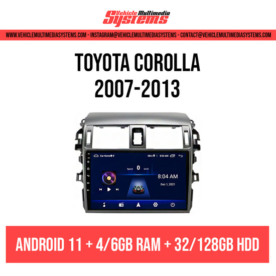 Toyota Corolla | 2007-2013 | Android Screen– Vehicle Multimedia Systems