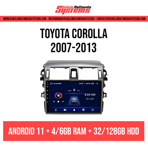 Toyota Corolla | 2007-2013 | Android Screen – Vehicle Multimedia Systems